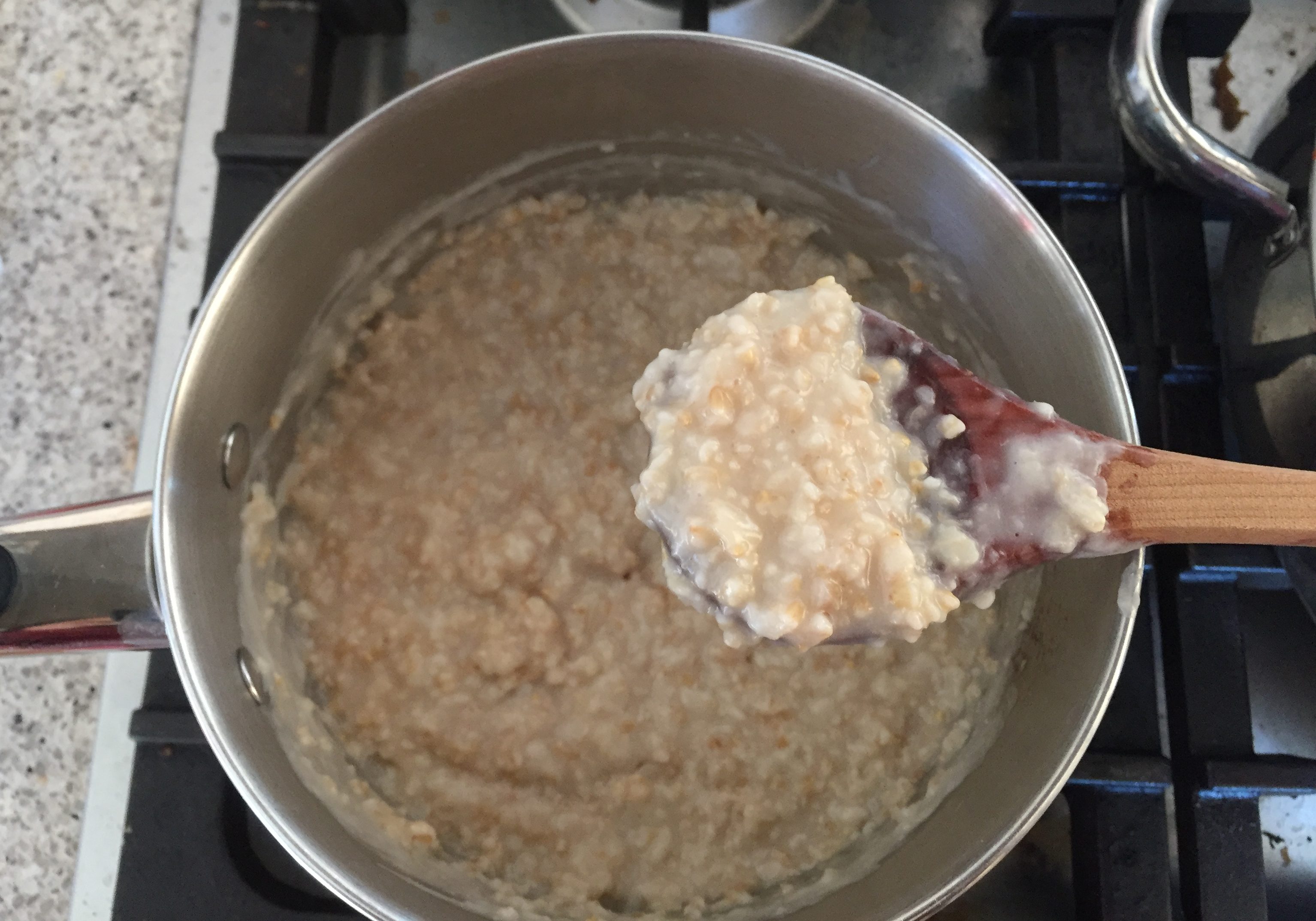 Our favourite porridge, and left over porridge in pancakes, muffins ...