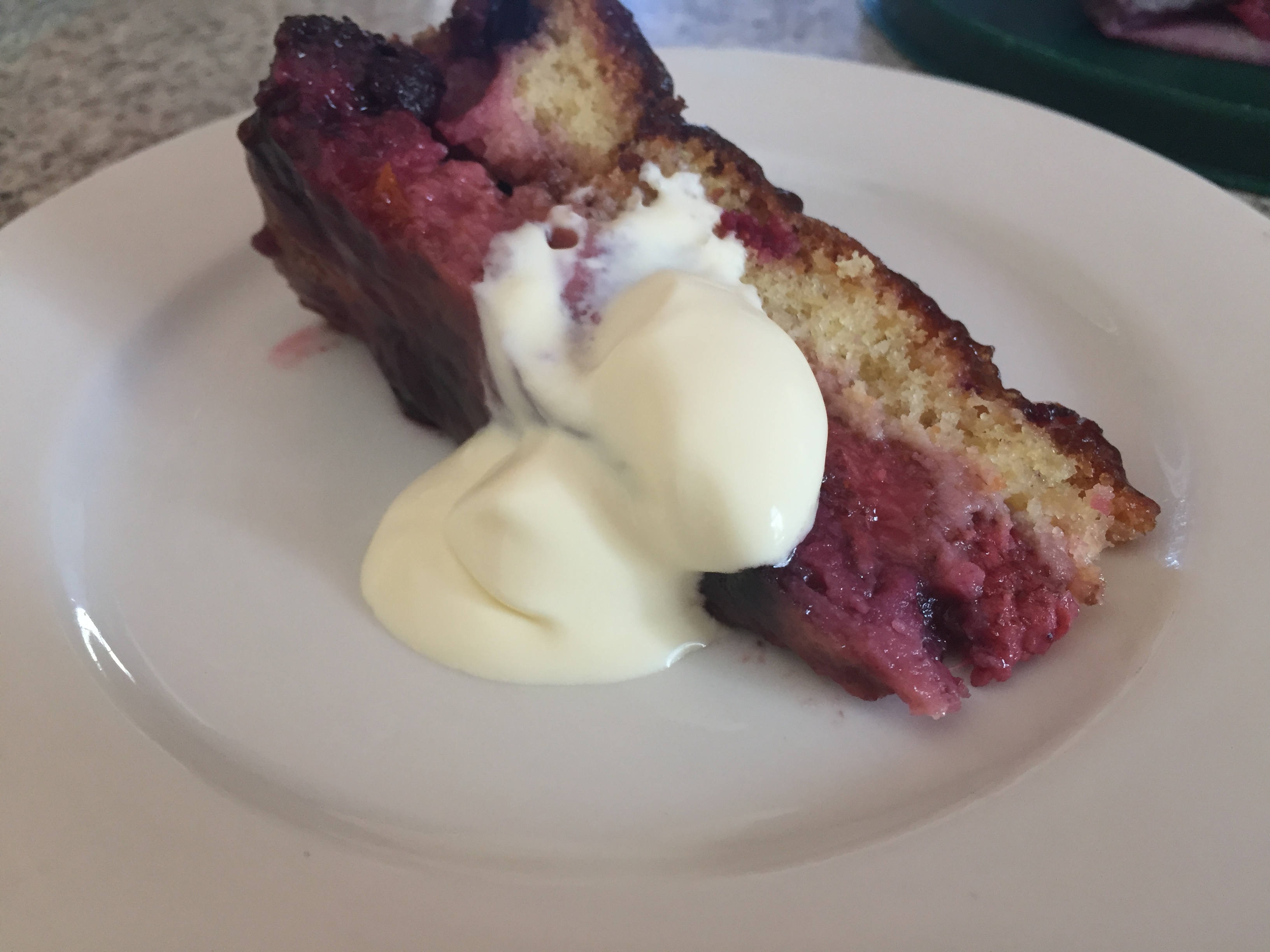 Summer Berry Pudding Cake | In Search of Golden Pudding